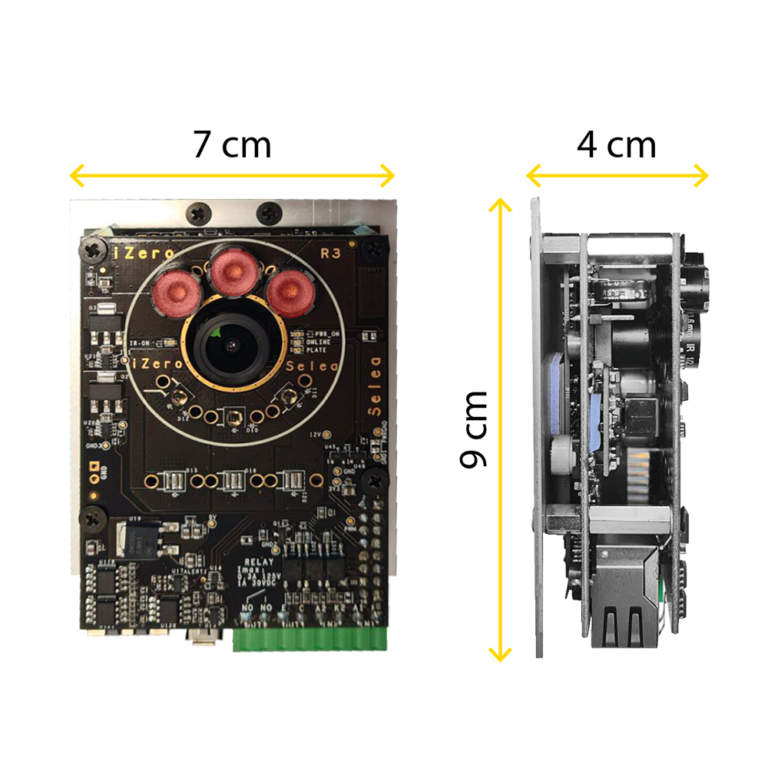 ANPR-OCR License Plate Reading Camera for Access Control iZero2 | Selea